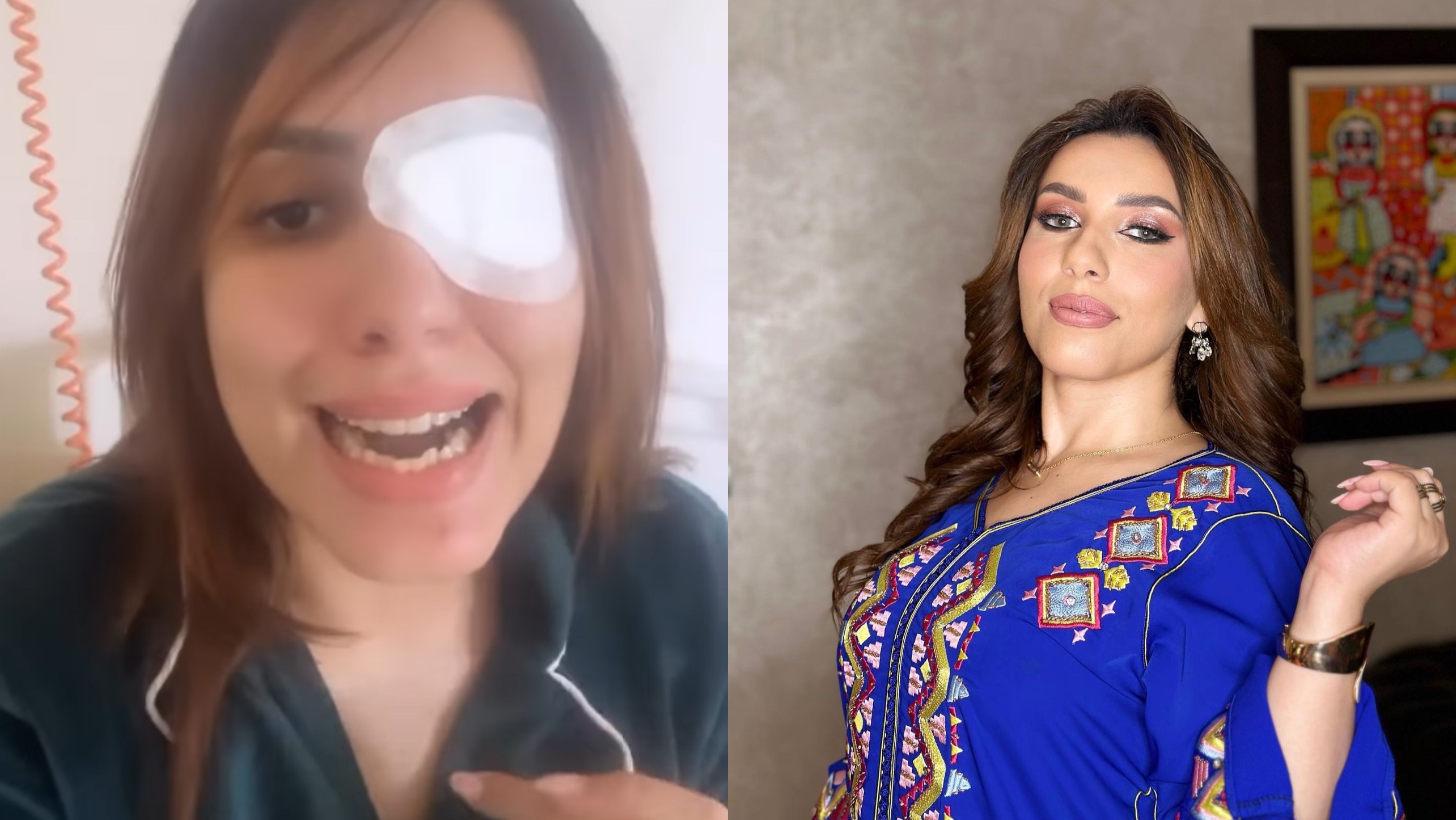 بسبب العدسات اللاصقة.. نقل سحر الصديقي إلى المستشفى (فيديو)